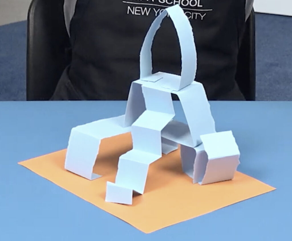 Paper Sculpture: Folding Paper - Studio in a School