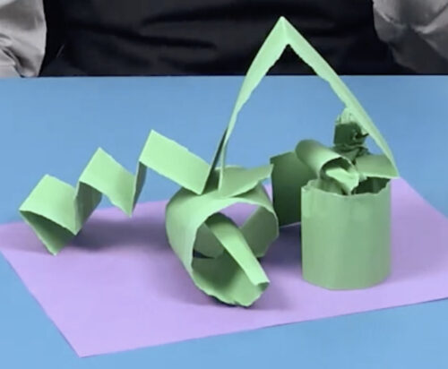 Paper Sculpture: Twist, Fold, Roll/Curl, Crumple - Studio in a School
