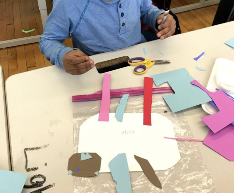 Lesson 6: Collagraph Animals (Details) - Studio in a School