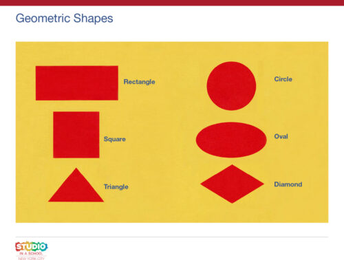 Geometric Shapes with Names - Studio in a School