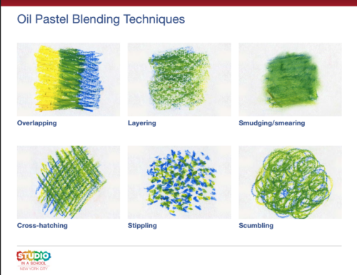 Oil Pastel Blending Techniques - Studio in a School