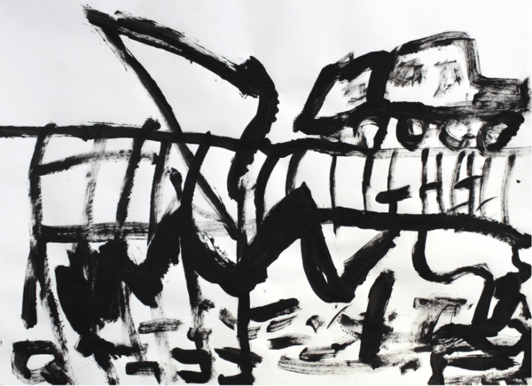 Tempera Painting, Lesson 1: Line Exploration - Studio in a School