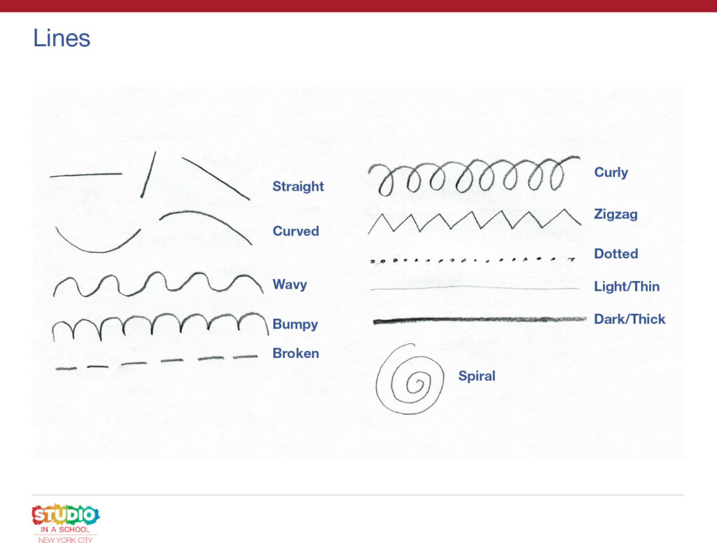 Lesson 1: Exploring Lines - Studio in a School