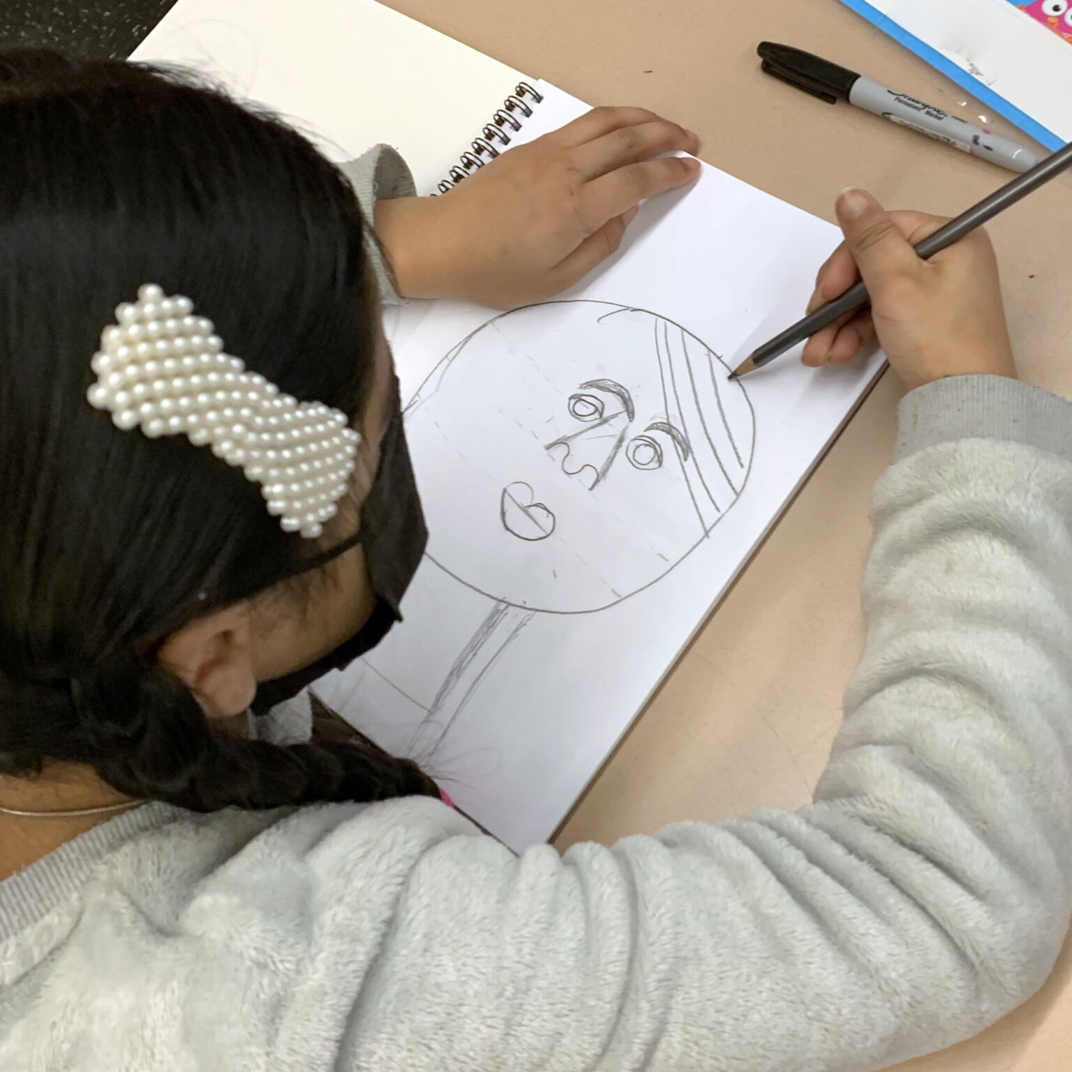 Lesson 1: Exploring Facial Features, Drawing an Imaginary Portrait ...