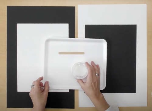 Dark and Light Collage - Studio in a School